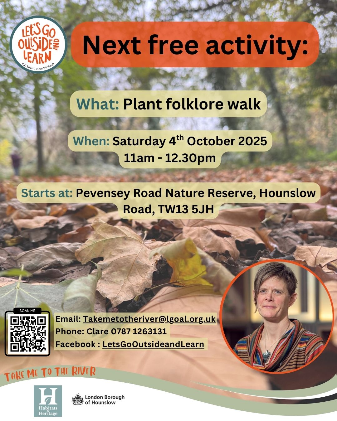 Plant folklore walk at Pevensey Road Nature Reserve - Habitats & Heritage